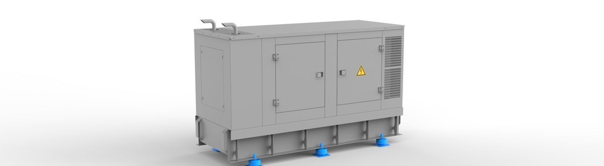 Anti-vibration mounts for generators - Paulstra