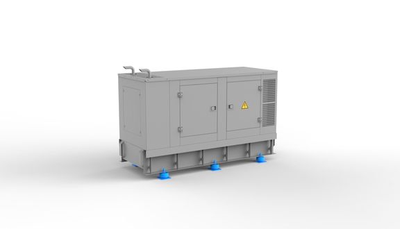 Anti-vibration mounts for generators - Paulstra